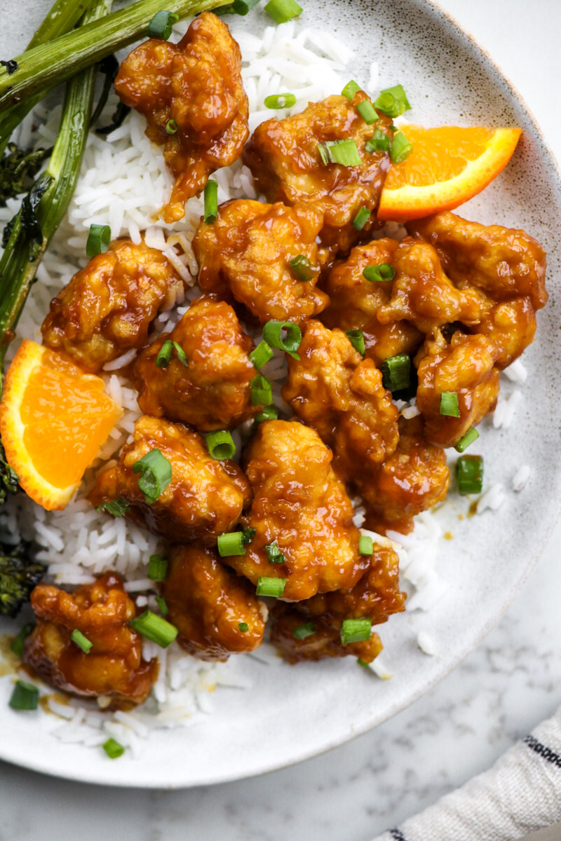 Easy Chinese Orange Chicken - Fetty's Food Blog